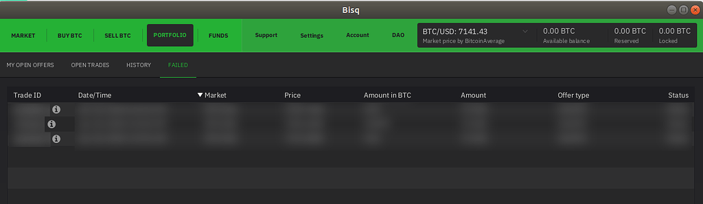Troubleshoot failed trades - Bisq Troubleshoot failed trades - Bisq
